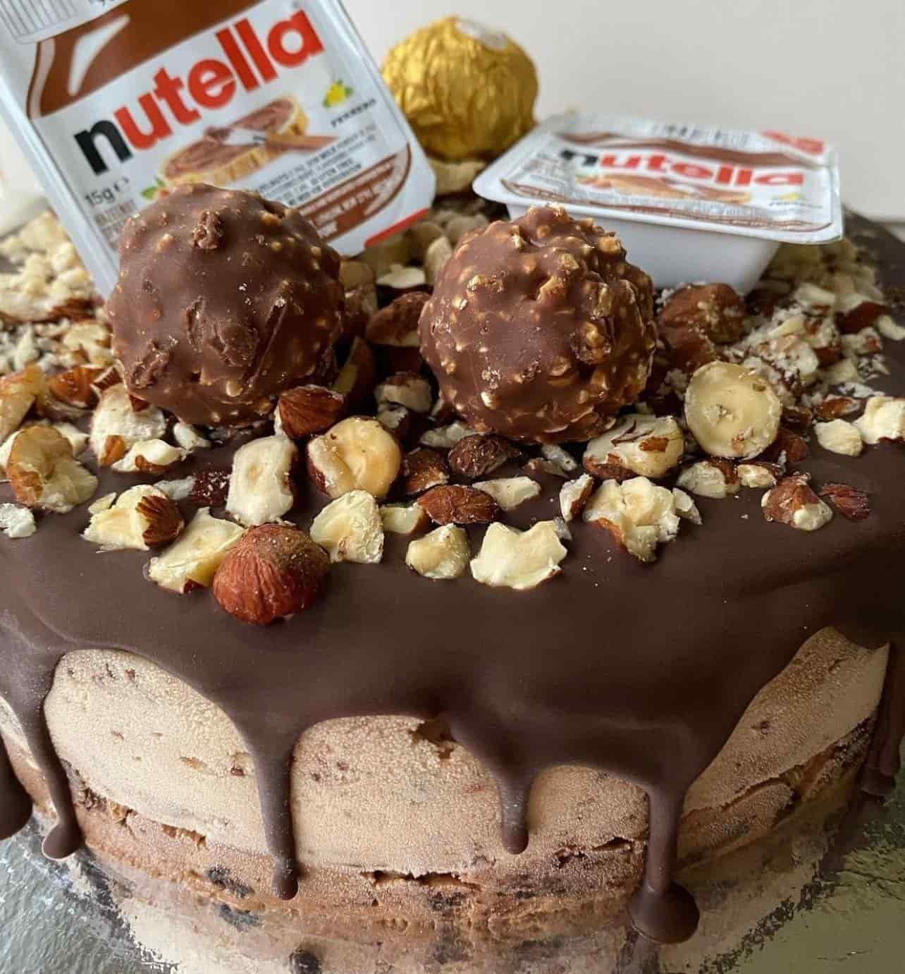 Try This Ferraro Rocher Ice Cream Cake if You are Hungry for Hazelnuts!